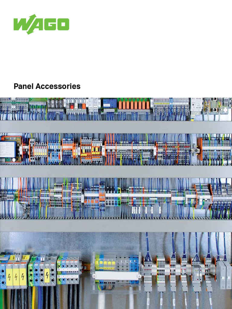 Wago Panel Accessories 2021 | PDF | Manufactured Goods | Electrical ...