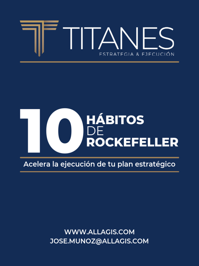 Rockefeller Habits Checklist | PDF | Crecimiento personal y profesional ...