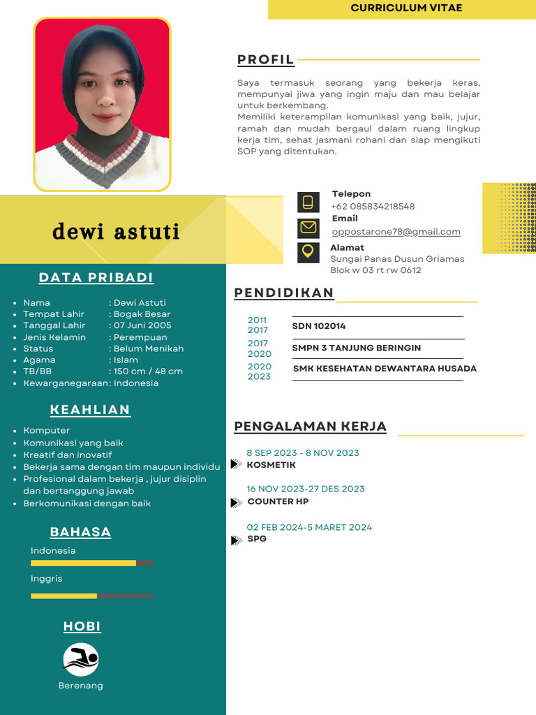 CV Dewi Astuti | PDF