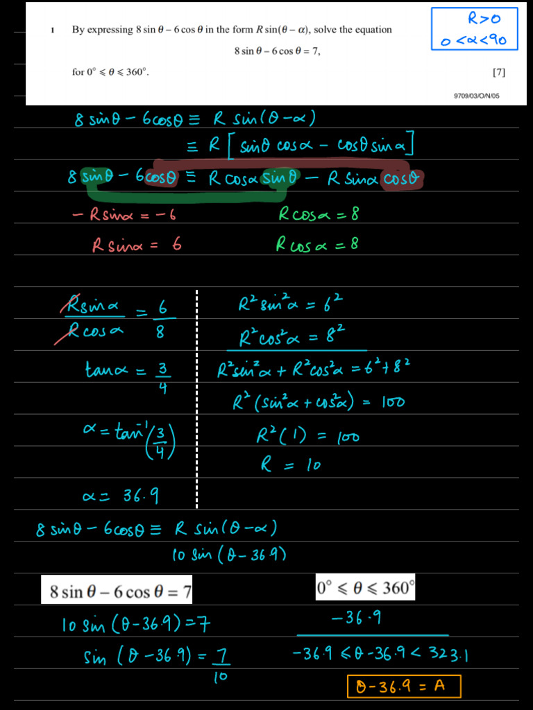 Trigonometry Type1 Worksheet | PDF