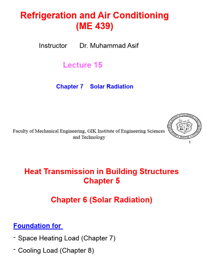 Lecture 15 | PDF | Window | Physical Phenomena