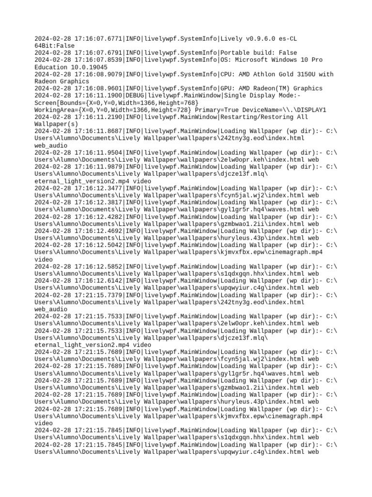 Log File | PDF | X86 Architecture | Ibm Pc Compatibles