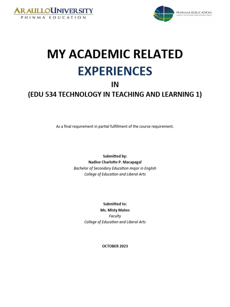 EDU534 E-Portfolio | Download Free PDF | Teachers | Behavior Modification