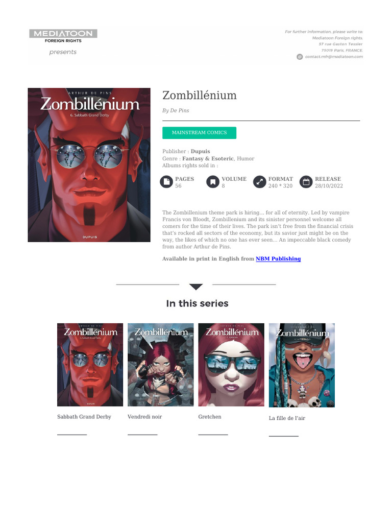Zombillénium | PDF