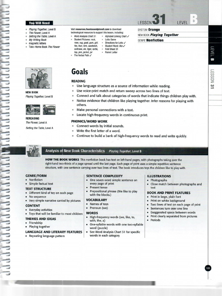 Level B Lesson Guide | PDF