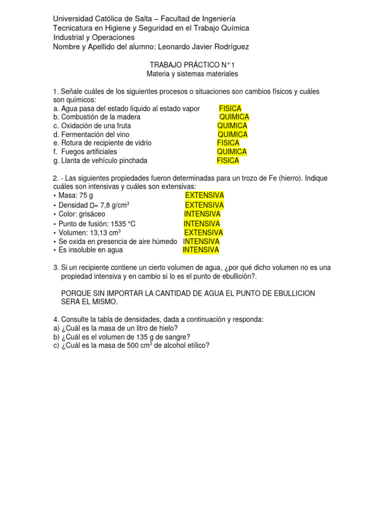 TRABAJO PRÁCTICO N°1 Consignas 1 | PDF | Agua | Destilación