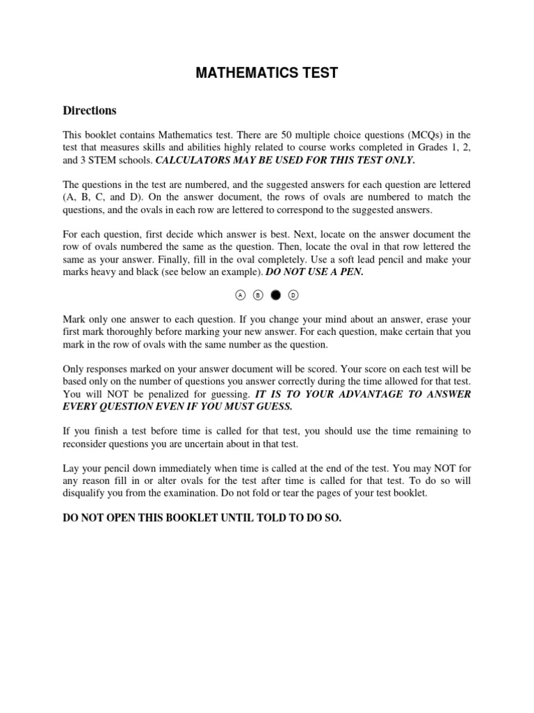 URT Exam 2019 | PDF | Multiple Choice | Mathematics