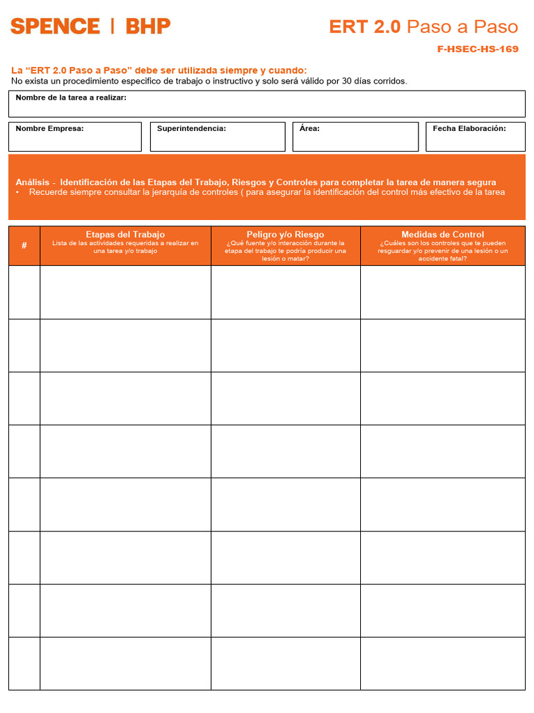 F-HSEC-HS-169 ERT 2.0 Paso a Paso | PDF