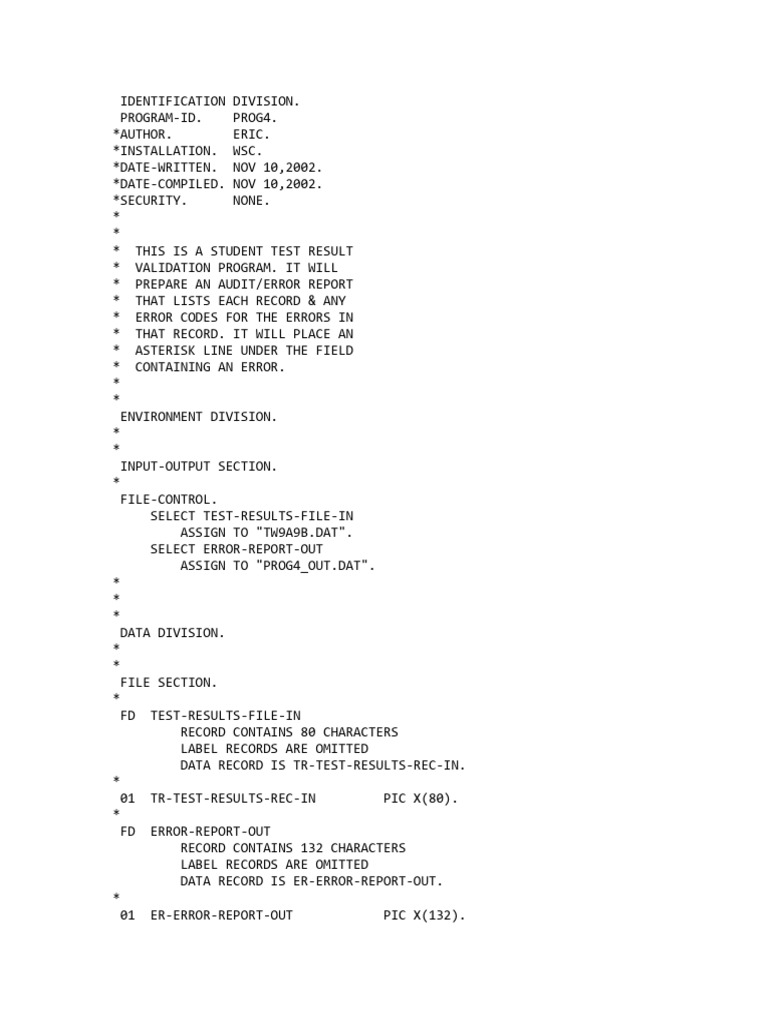 Cob 4 | PDF | Computing | Computer Programming