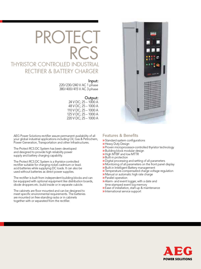 2012 RCS Flyer | PDF | Rectifier | Mains Electricity