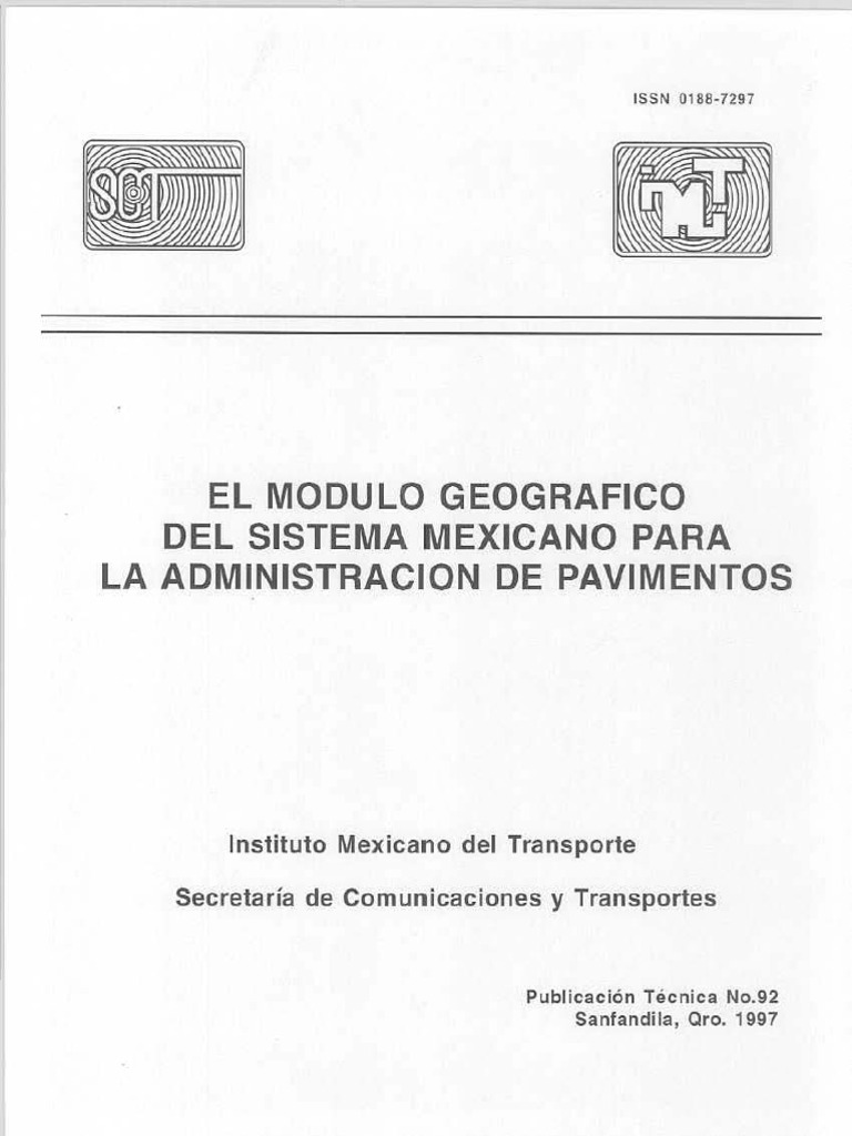 El Modelo Geográfico Del Sistema Mexicano para La Administración de ...