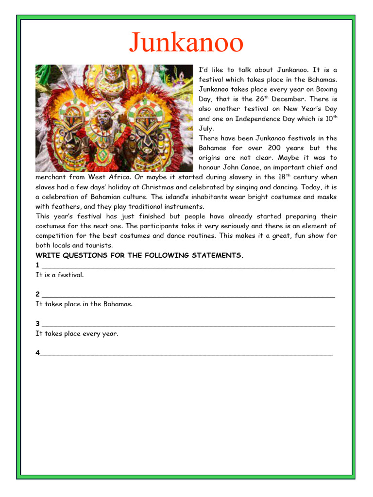 Easy Reading Junkanoo - 156238 | PDF