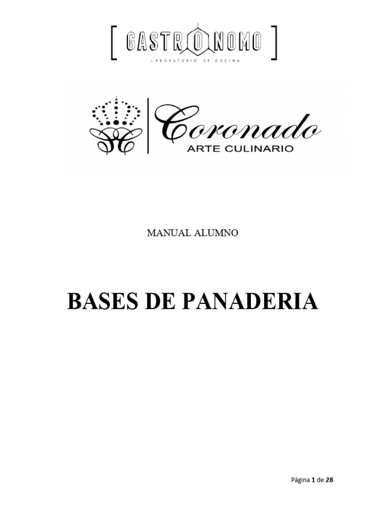 1°ero Bases de Panaderia | Descargar gratis PDF | Panes | Levadura