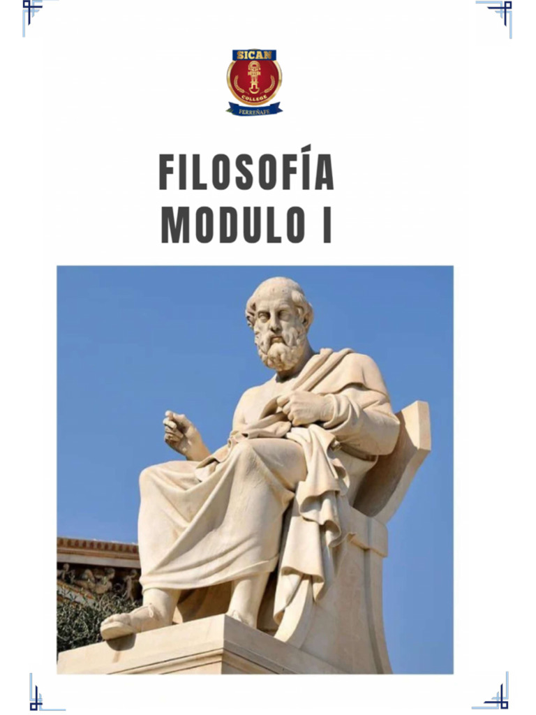 Modulo i - Filosofia } | PDF | Pensamiento crítico | Pensamiento