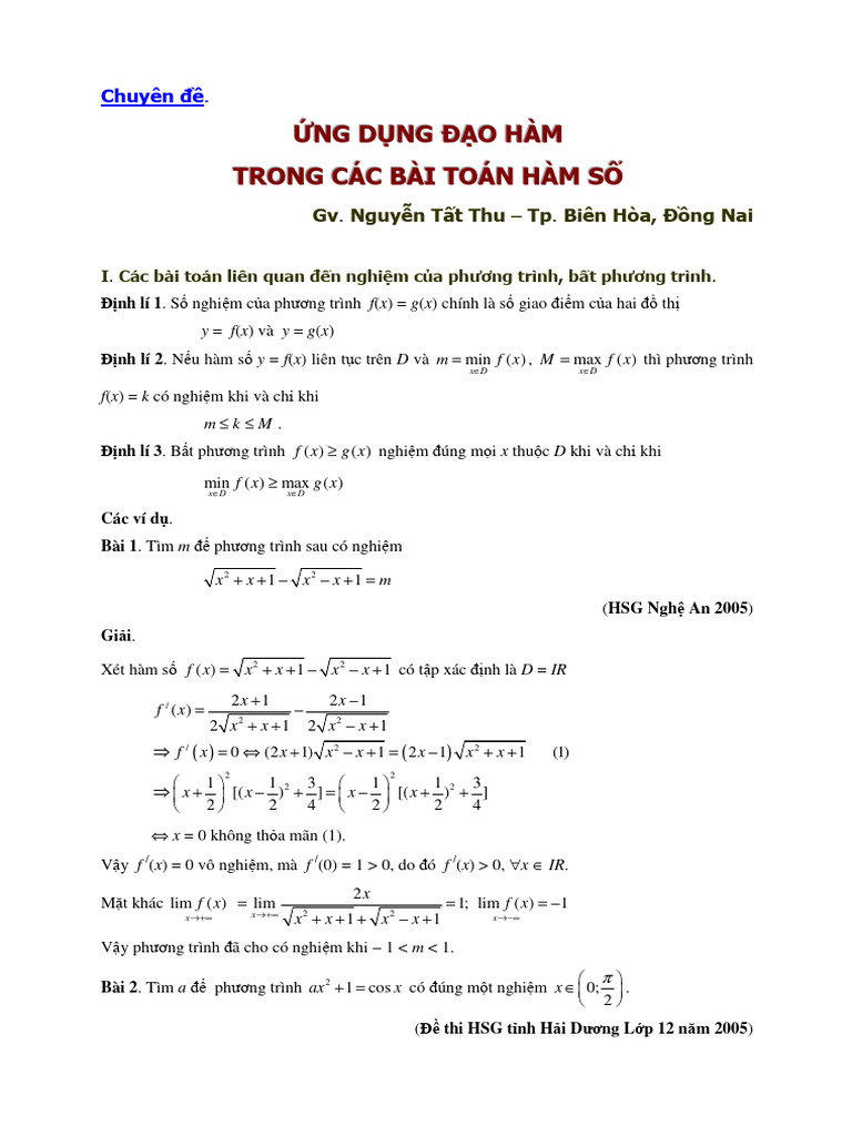 Ung Dung Dao Ham | PDF
