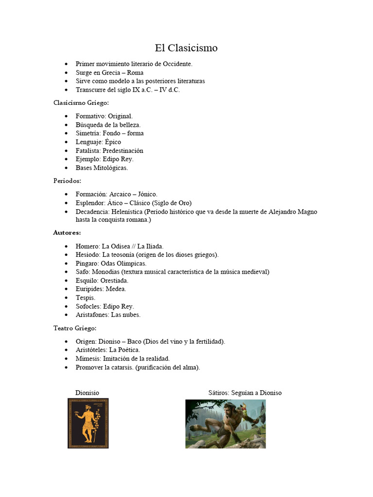 Clasicismo | PDF