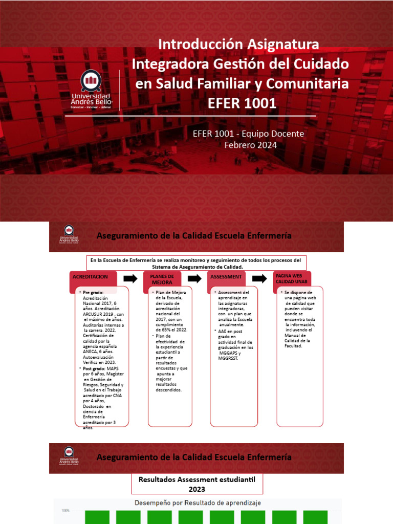 Inducción EFER 1001 2024 - 10 | PDF | Evaluación | Enfermería
