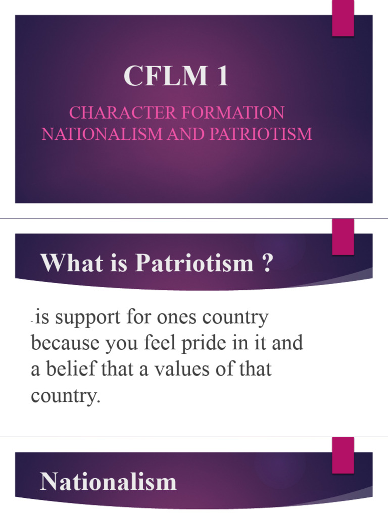 CFLM 1 | PDF | Nationalism | Philippines