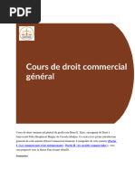 Droit Commercial Général OHADA 2020 | PDF | Effet de commerce | Compétence