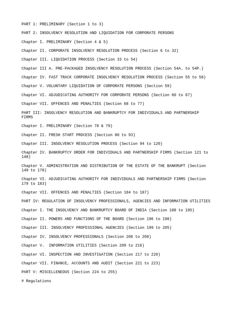Flow Chart Content Pdf Bankruptcy Insolvency