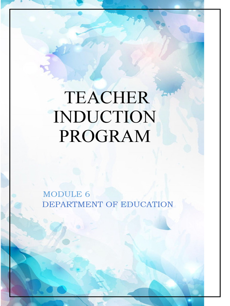 TIP-Module-1 | PDF | Learning | Teachers