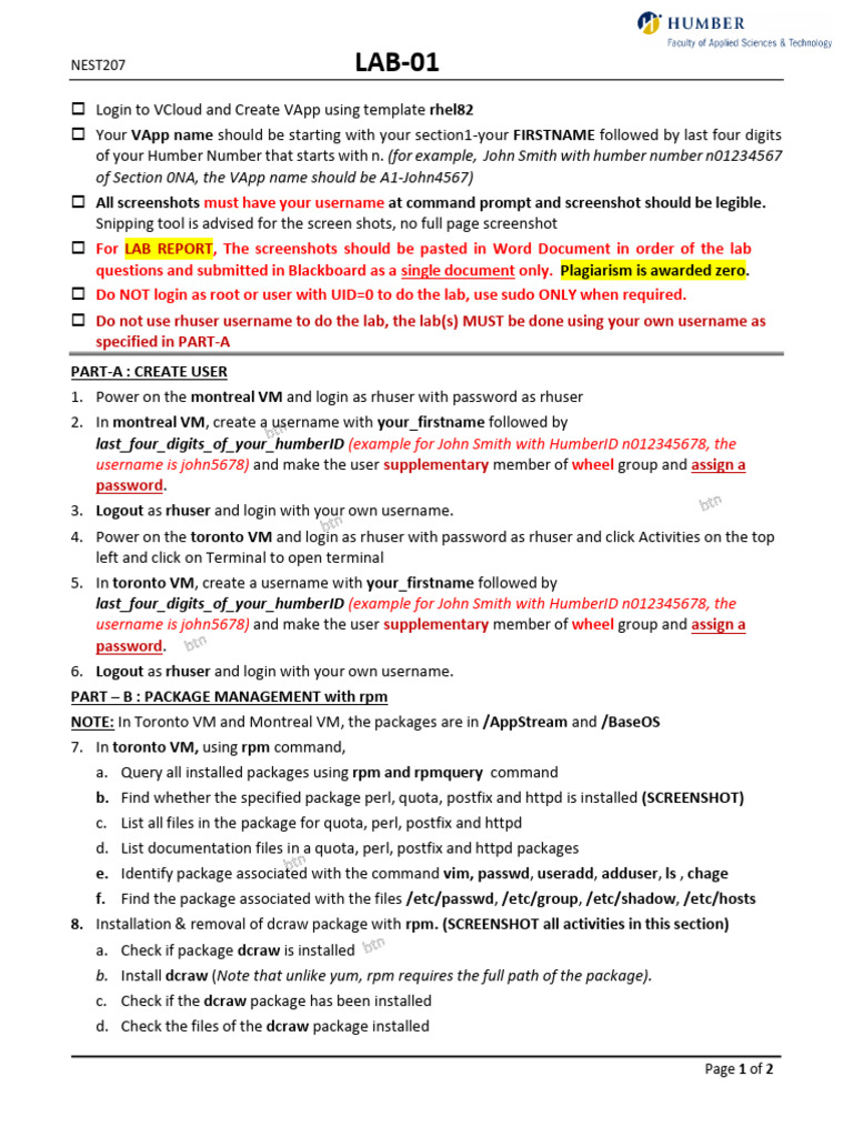 Nest207 F24 Lab 01 | PDF | Software Repository | Login