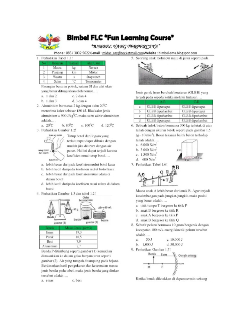 Contoh Soal Try Out Ipa | PDF