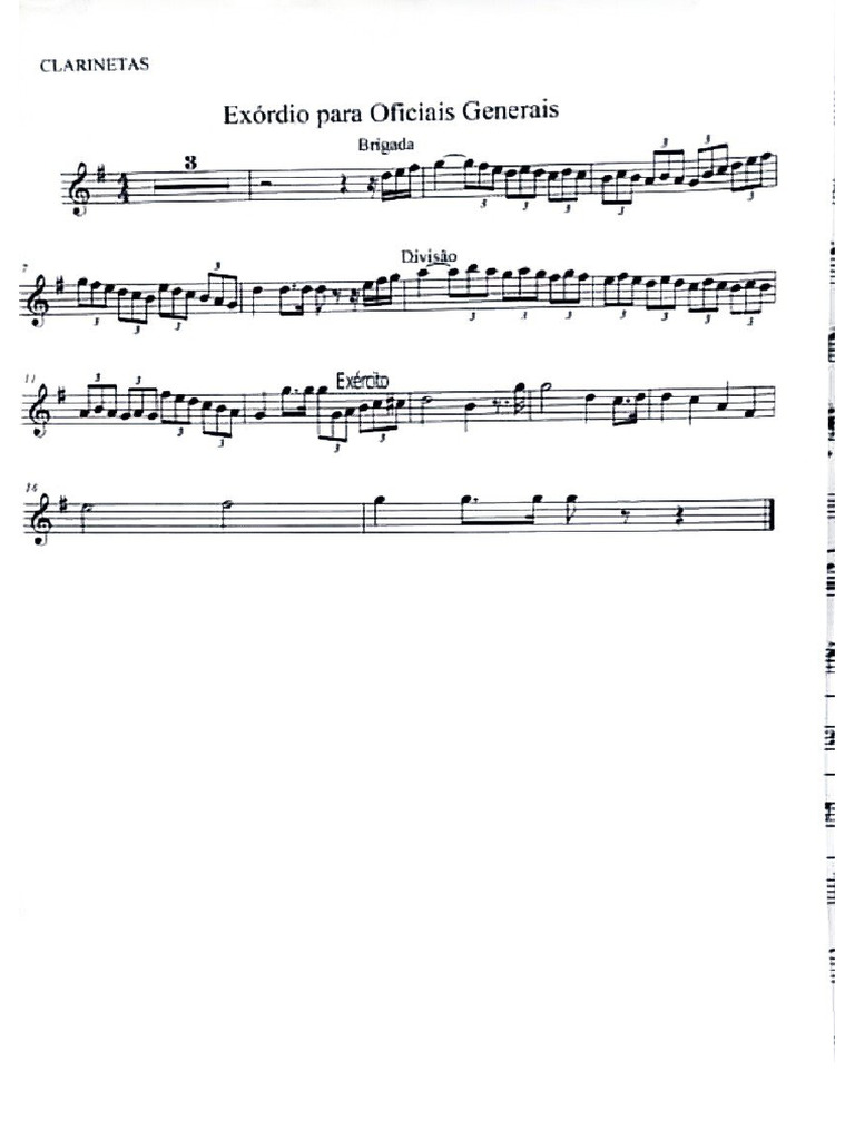 Exórdio para Generais. | PDF