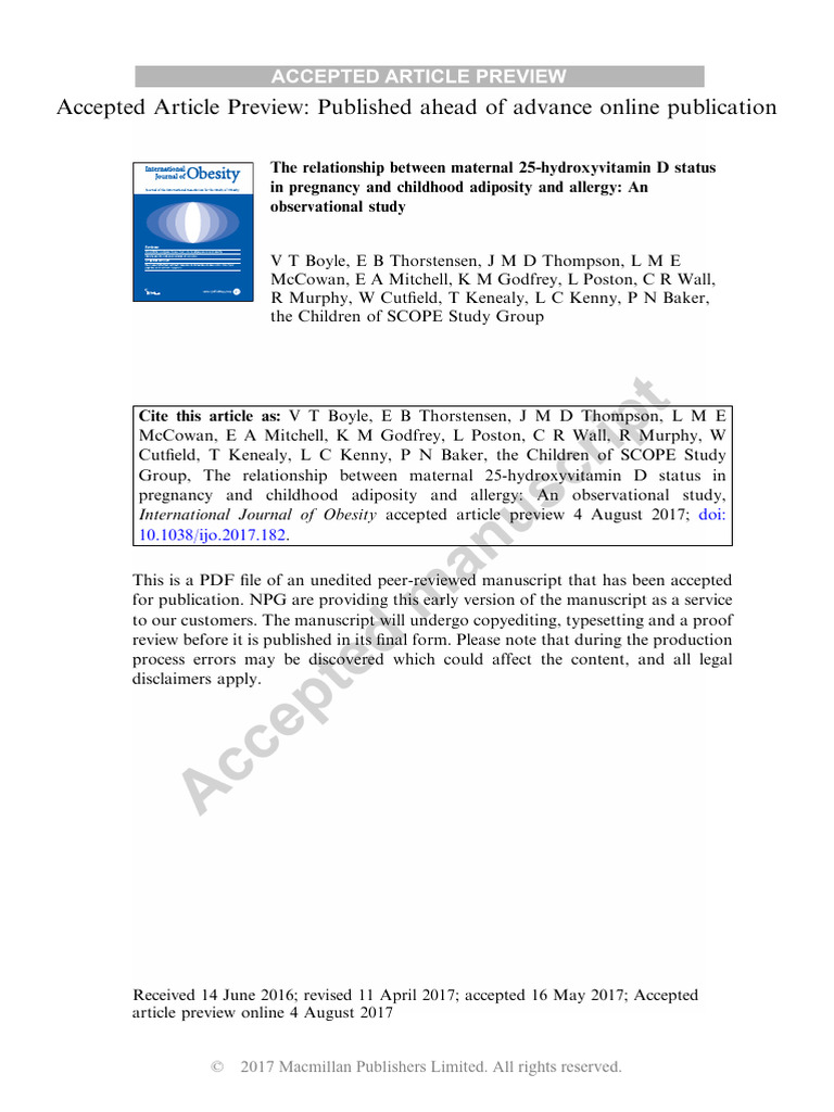 Boyle 2017 | PDF | Health Sciences | Medicine