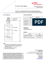 Kidde Data Sheet - Fluoro-K Systems - K45-001 - AA | PDF | Valve | Switch