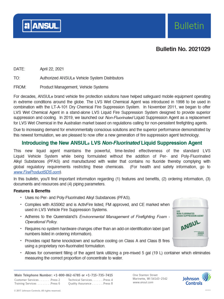 GB2021029 LVS Non-Fluorinated Liquid Agent | PDF | Firefighting | Fluorine