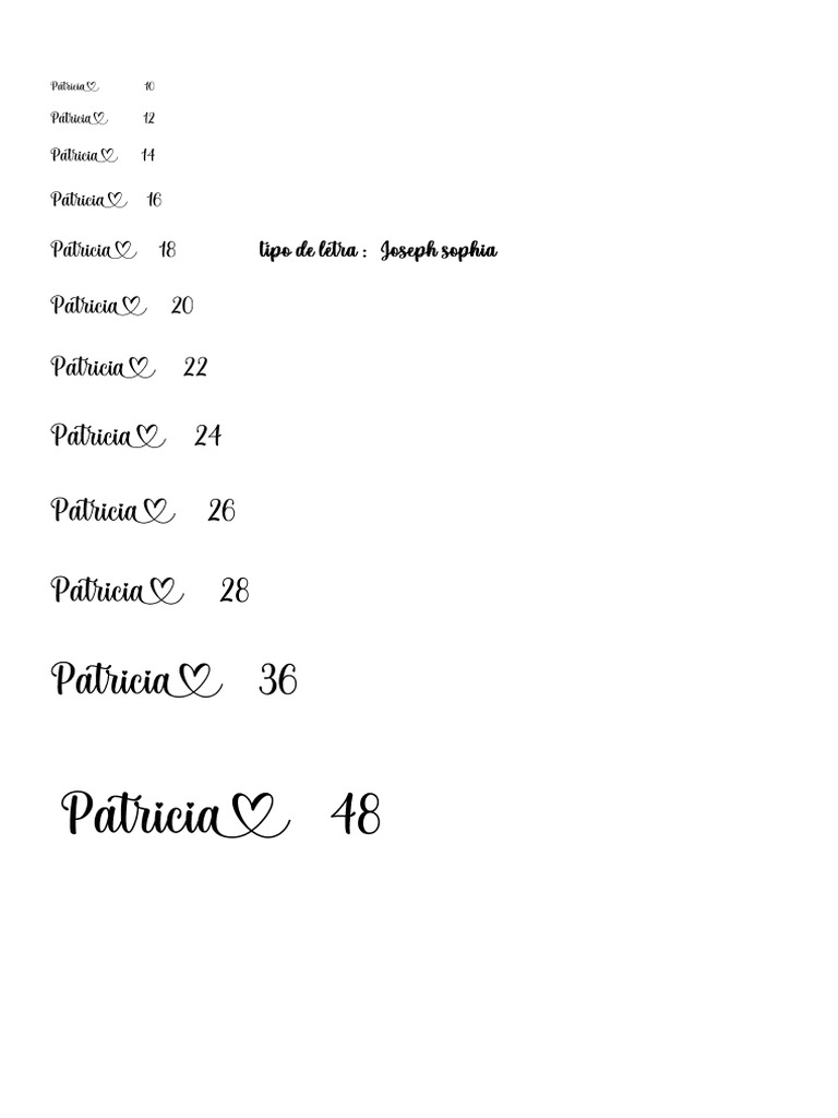 PDF Tipo de Letra y Tamaño de Fuente en a4 | PDF