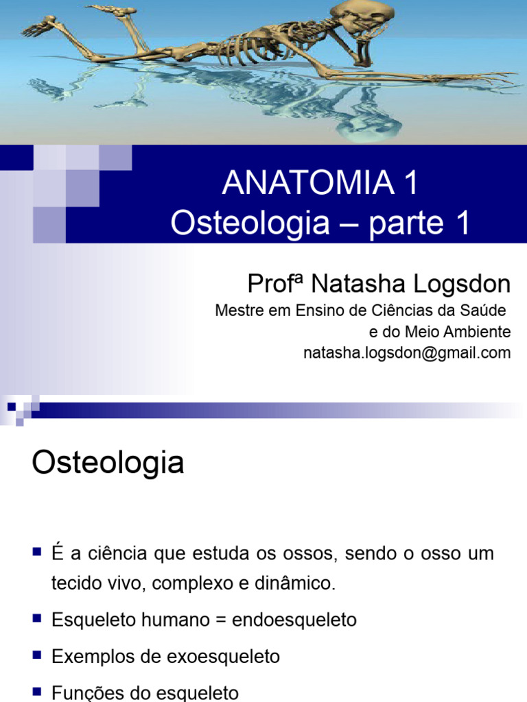 Introdução à Osteologia | PDF | Osso | Esqueleto