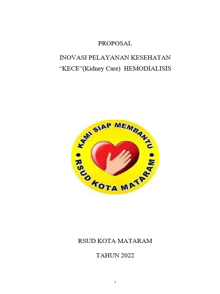 Proposal Lomba Inovasi HD | PDF