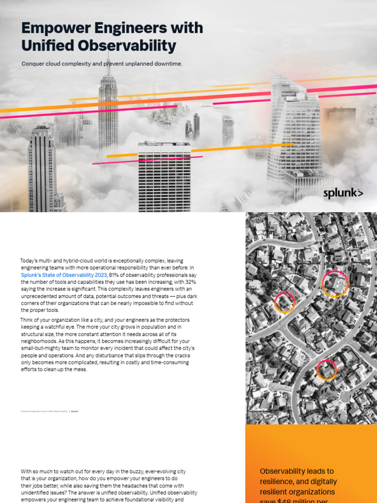 Empower Engineers With Unified Observability | PDF | Cloud Computing | Mobile App
