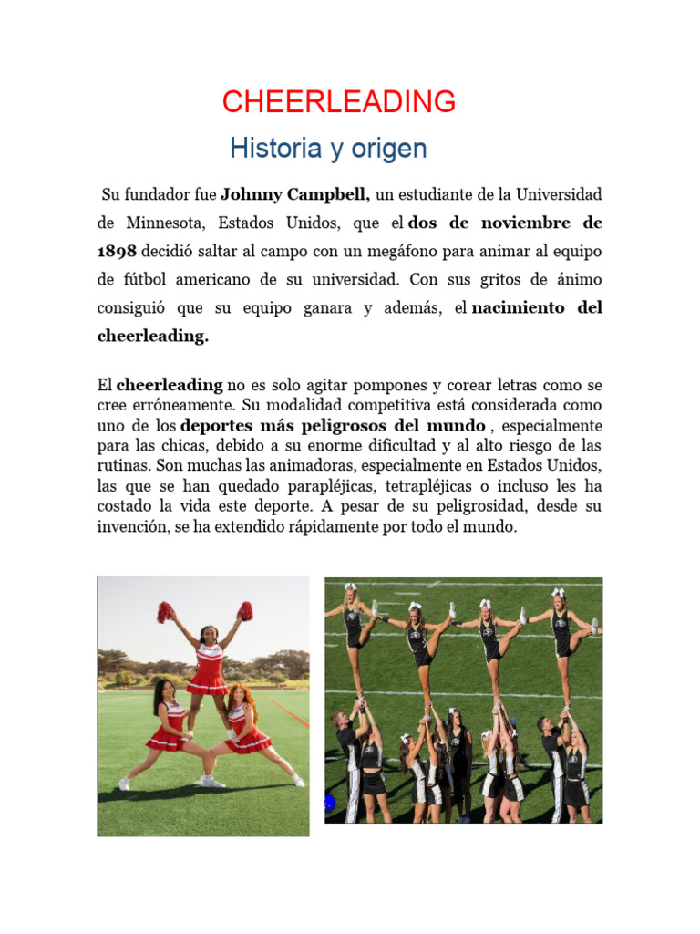 CHEERLEADING | PDF