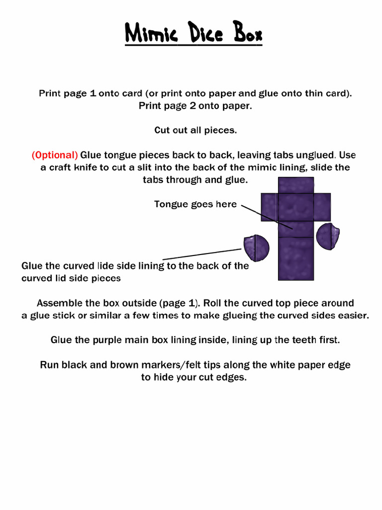 2600708-Mimic Instructions | PDF