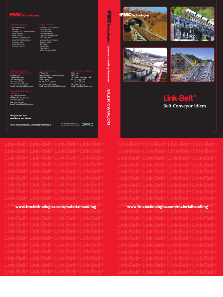 Catalogo FMC - Link Belt - Belt Conveyors Idlers | PDF | Belt ...