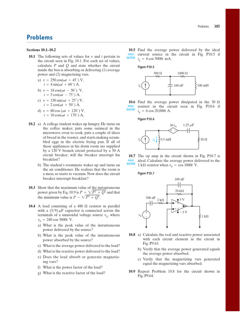 P - Chapter 10 | Download Free PDF | Ac Power | Capacitor