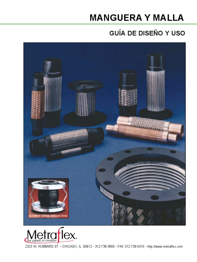 Metraflex Manguera Y Malla | PDF | Rieles | Tubería (transporte de fluidos)