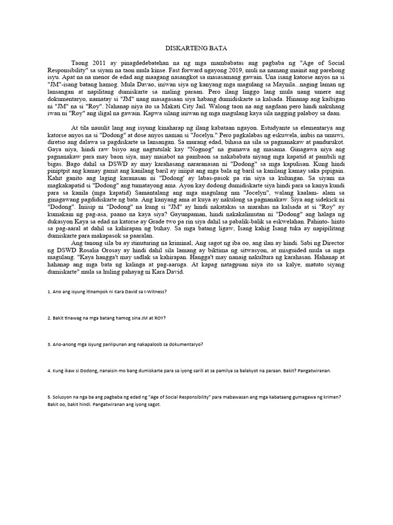 Handout Lohikal | PDF