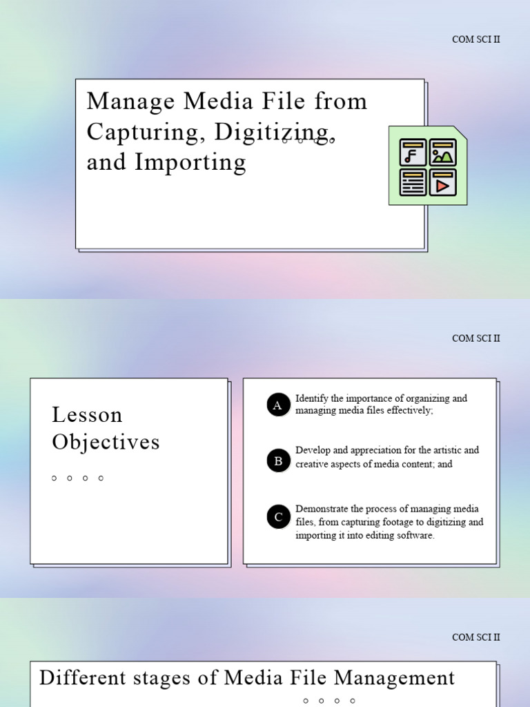 Manage Media File | PDF | Computer File | Video