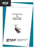 TLD Belt Loader Manual | PDF | Axle | Brake