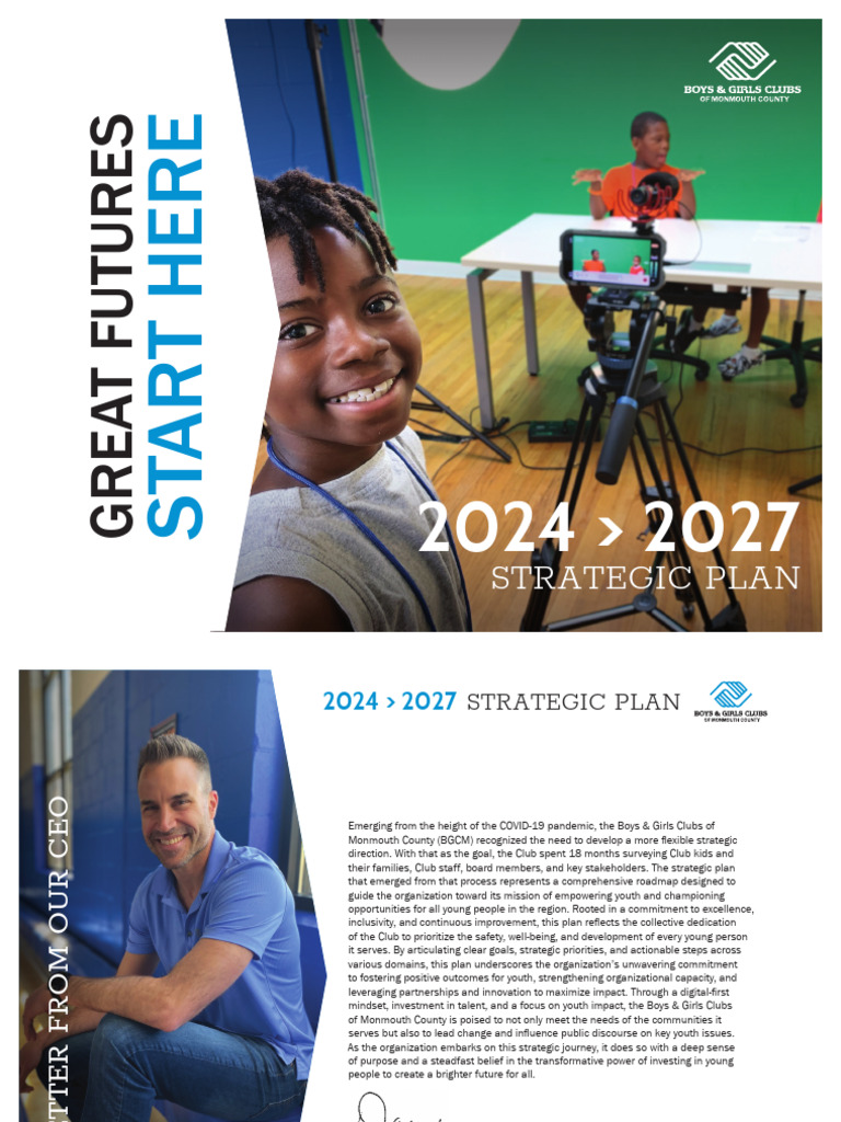 Strategic Plan 2024: Boys & Girls Clubs of Monmouth County | Download Free PDF | Strategic ...