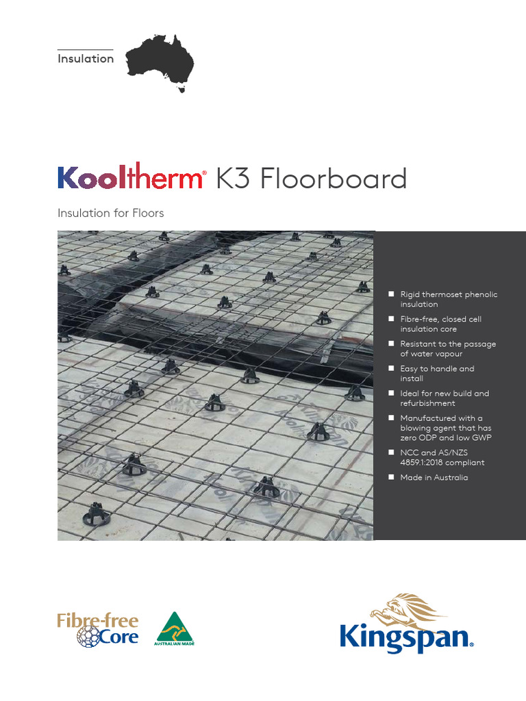 kingspan-kooltherm-k3-product-datasheet-en-au | PDF | Concrete ...