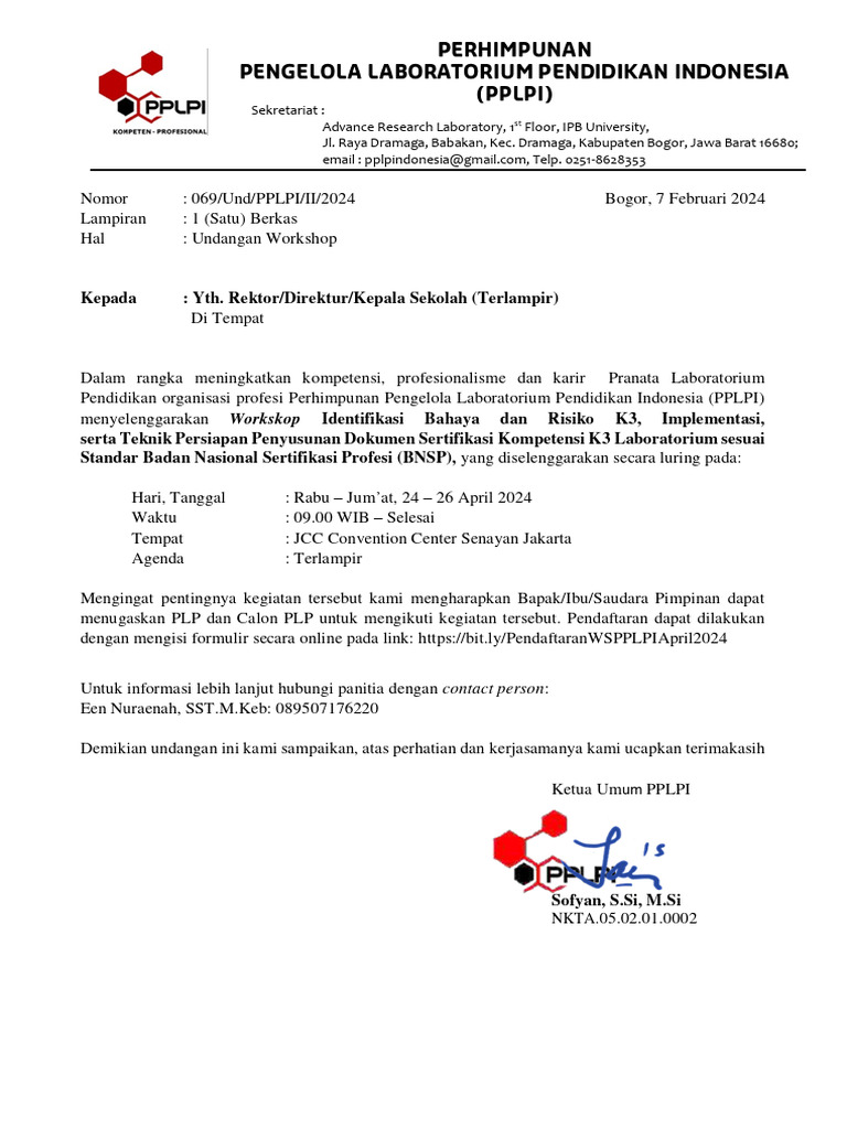 Workshop K3 Laboratorium PPLPI 2024 | PDF