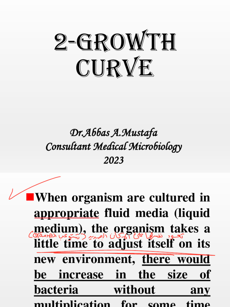Microbiology Luc. 2 - Growth Curve | Download Free PDF | Bacteria | Life Sciences
