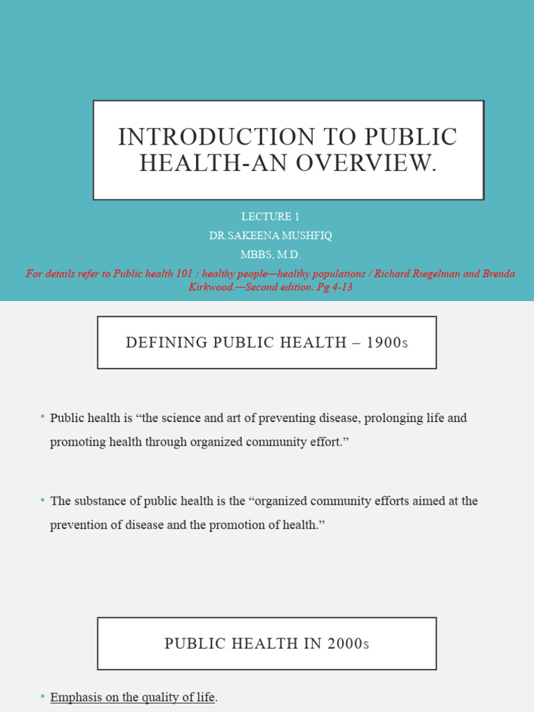 Evolution of Public Health | PDF | Public Health | Epidemiology