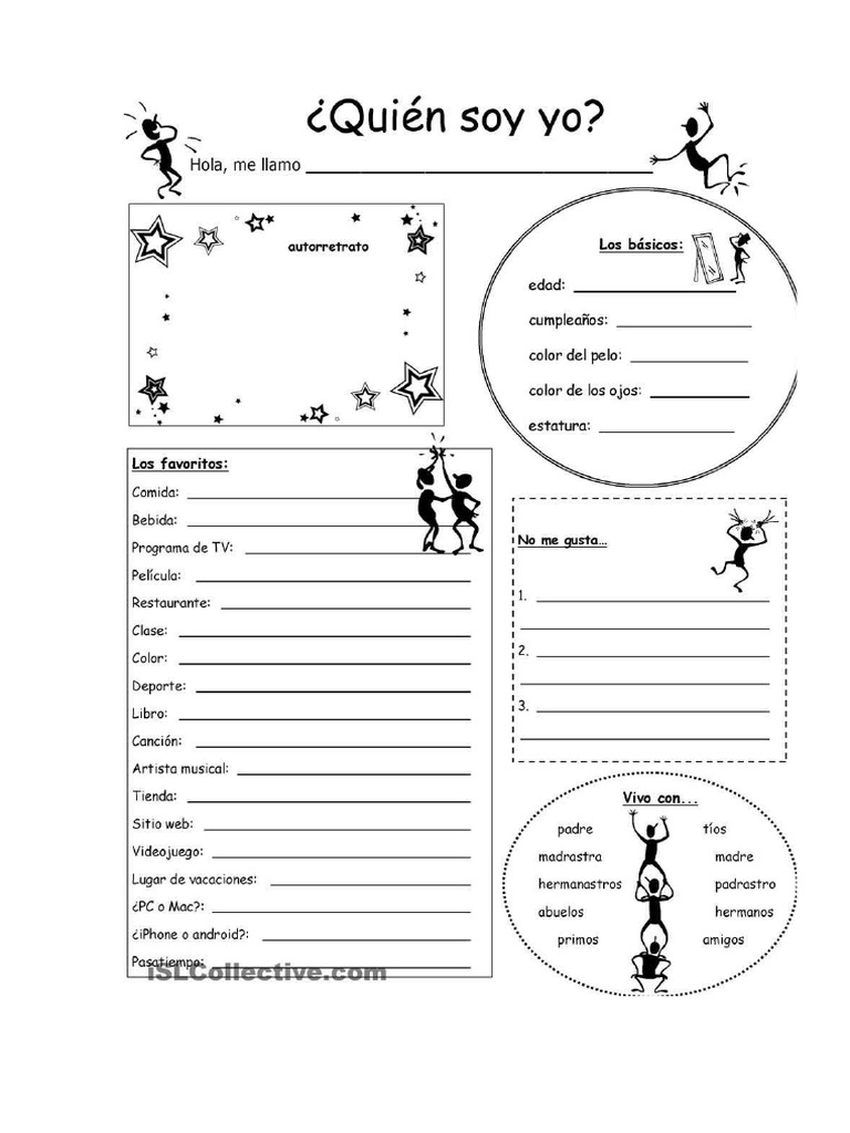 Ficha Quien Soy Yo | PDF
