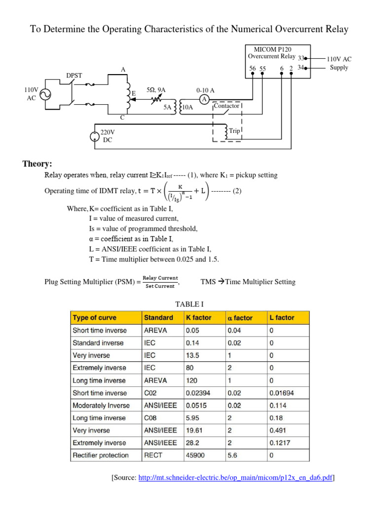Numerical Overcurrent Relay and Relay Coordination | PDF | Relay | Electronics